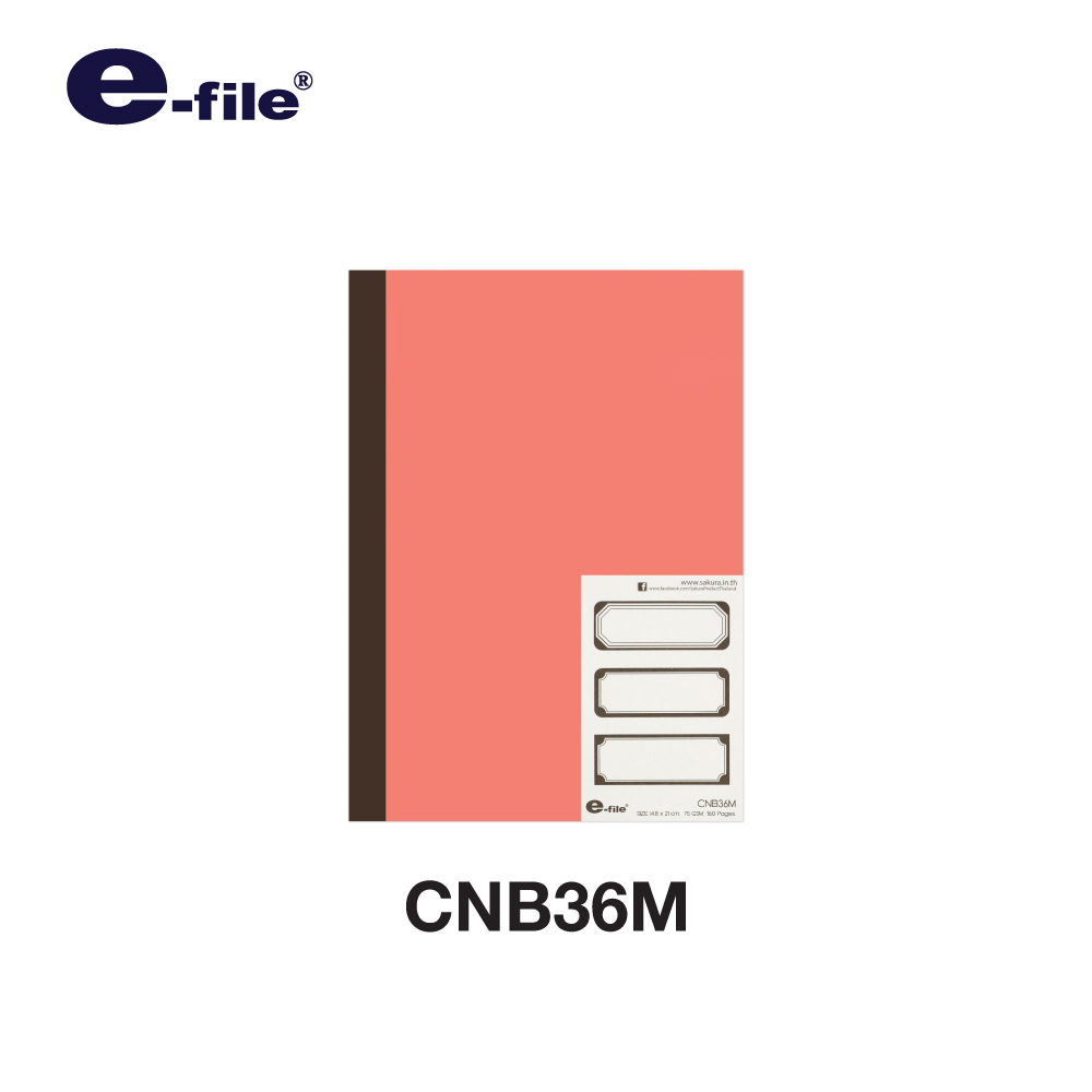 สมุดโน๊ตไม่มีเส้น e-file